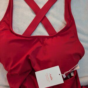 Andie | Swim | Andie Tulum Lt Long Torso Cherry Red Beach Pool Resort ...